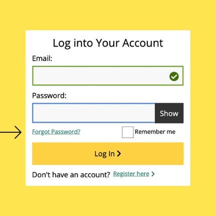 Help Center | Why can’t I access My Account?